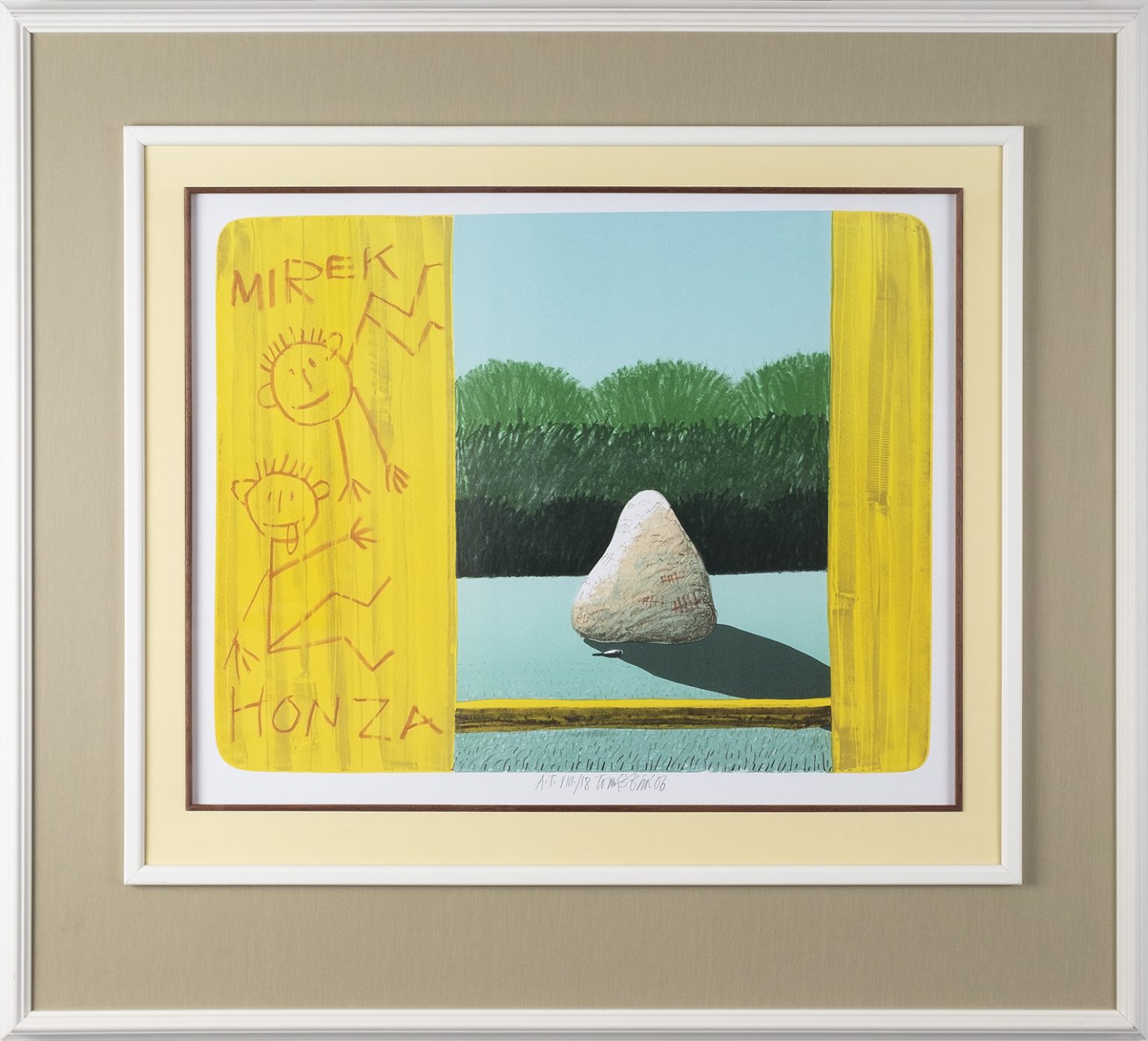 Tomáš Bím litografie - Galerie MAXIART - Galerie BERGMAN